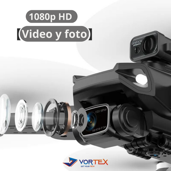 Drone REVO-X MAX GPS 1.2 KMs Alcance Plegable Con Doble Cámara (2 Bate – Vortex